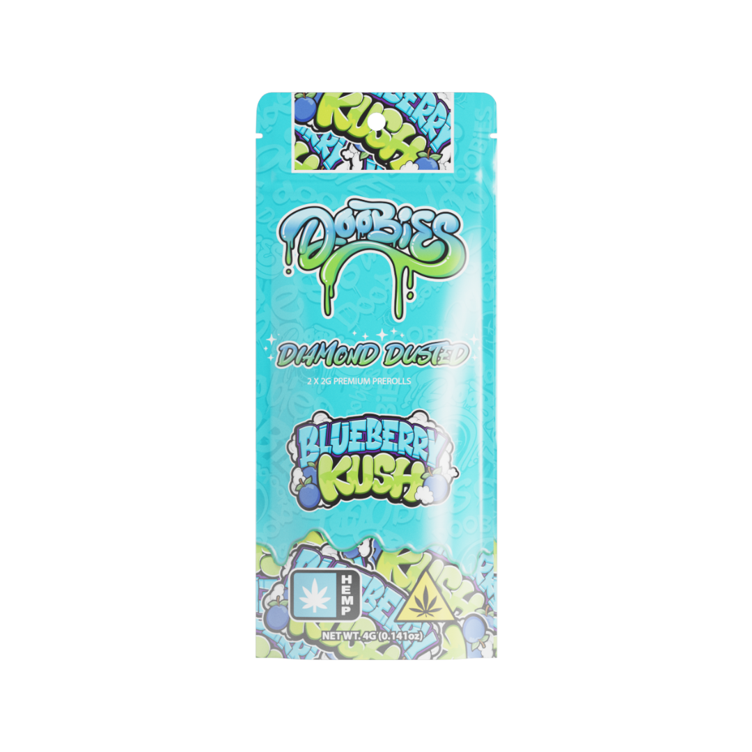 Blueberry Kush Diamond Dusted Pre-Rolls – Doobies
