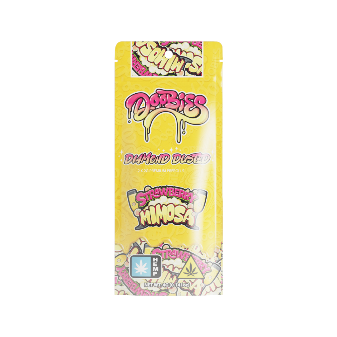 Strawberry Mimosa Diamond Dusted Pre-Rolls – Doobies